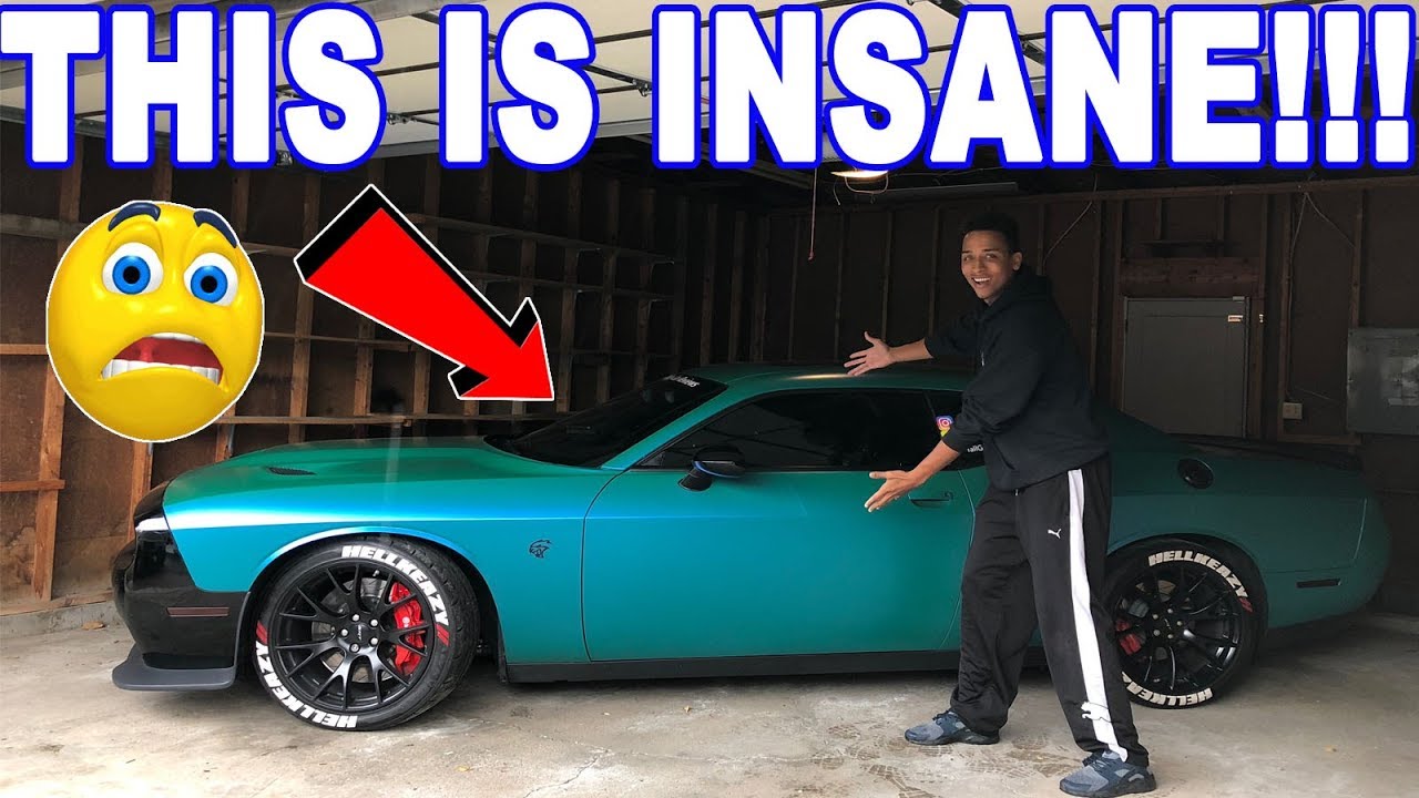 TALL GUY CAR REVIEWS HELLCAT HORSEPOWER!!! - YouTube