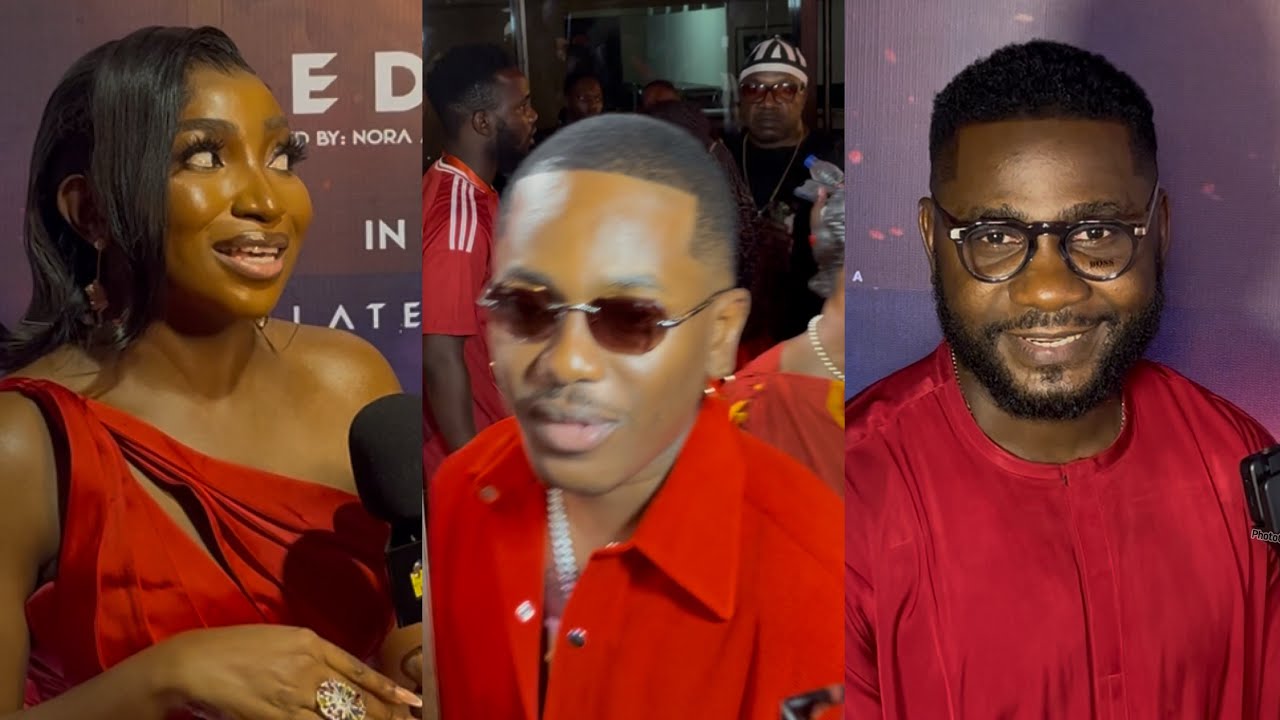 TIMINI, OMOWUMI DADA & JIDE AWOBONA AT RED CIRCLE MOVIE PREMIERE ...