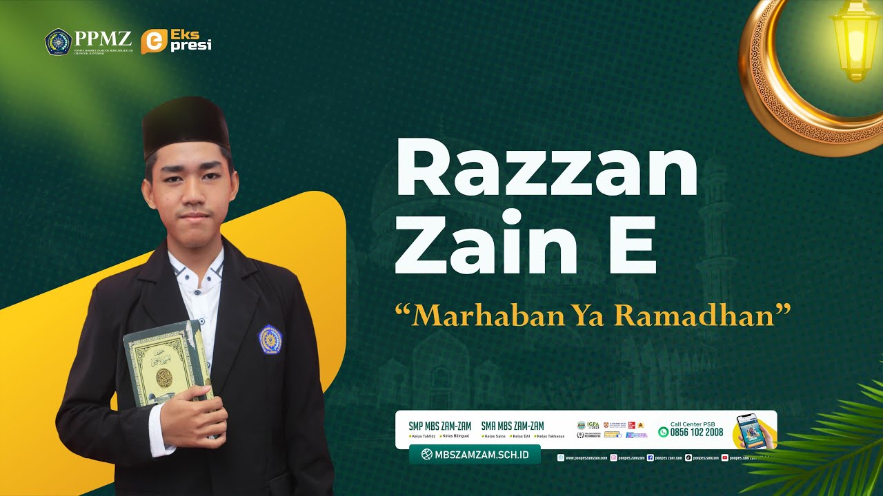 Marhaban Ya Ramadan || Razzan Zain E - YouTube