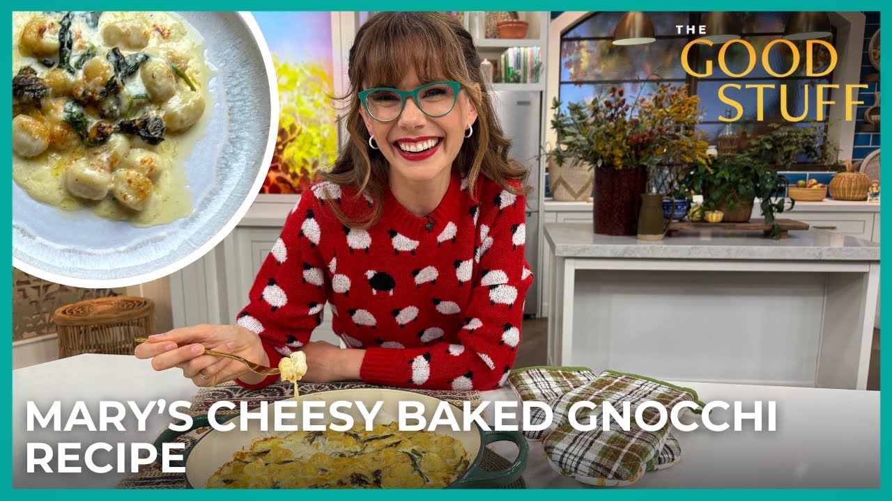 Mary Berg's Cheesy Baked Gnocchi Recipe | The Good Stuff with Mary Berg ...