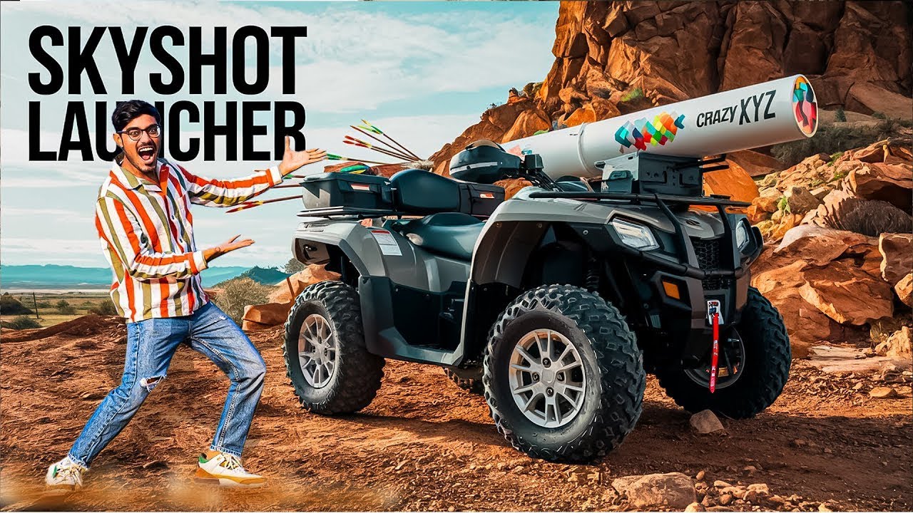 We Made ATV SKYSHOT LAUNCHER🔥 इस गाड़ी ने तो धमाल मचा दिया Diwali ...