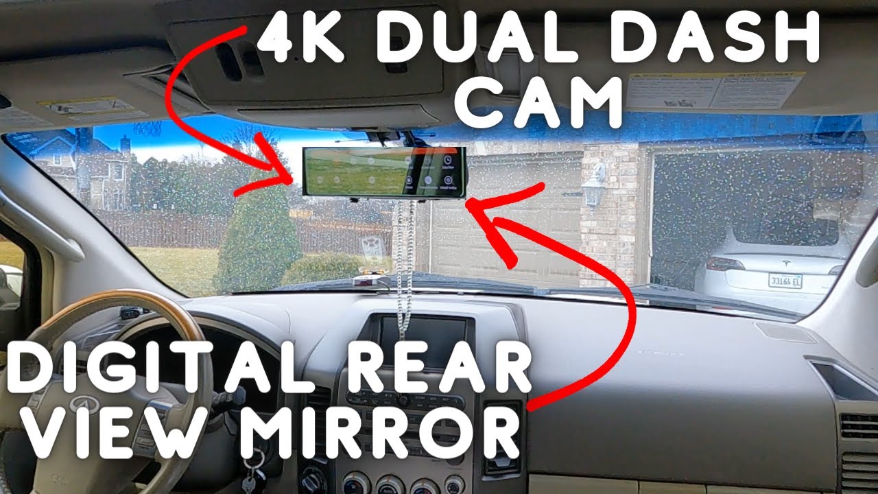 Digital Rear View Mirror and 4K Dash Cam - EUKI M11 - YouTube