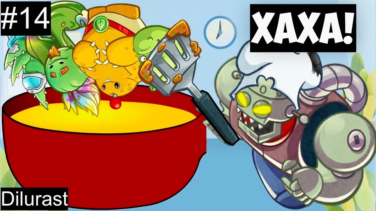 Plants vs. Zombies Heroes #14 🔥 Brain Freeze Zombot's Cooking Show ...