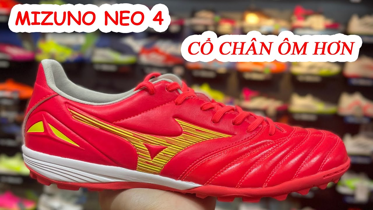MIZUNO NEO 4 Pro as tf - P1GD233464 | CỔ CHÂN ÔM HƠN - YouTube