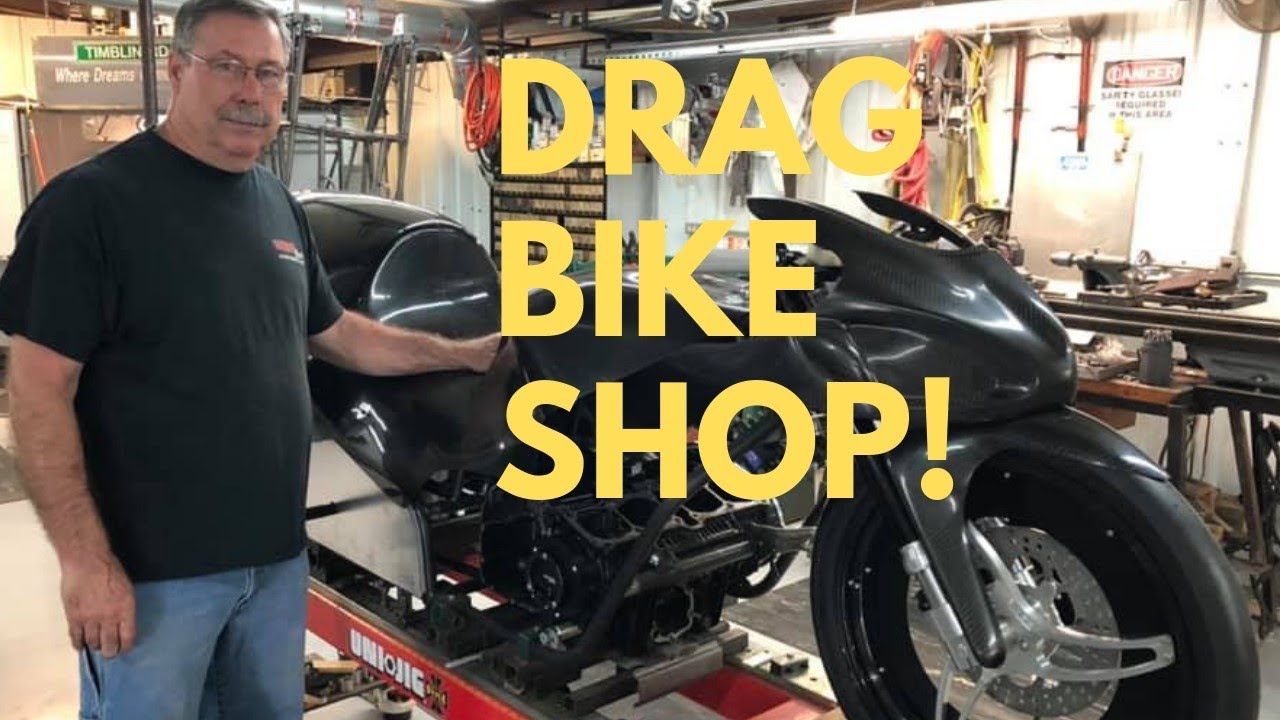 CNC MACHINE in ACTION at DRAG BIKE SHOP PUSHING PRO MOD DRAG BIKE ...