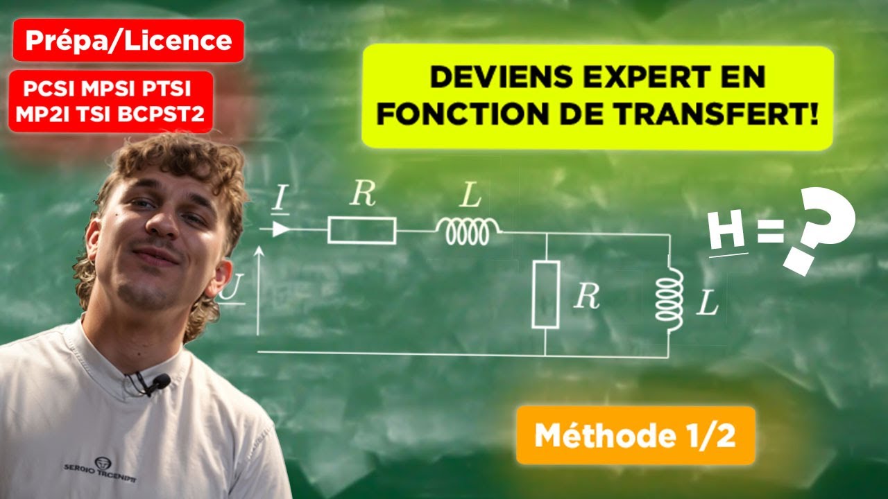 Fonction de transfert: les filtres ! méthode 1/2 [Prépa/Licence][PCSI/MPSI/PTSI/MP2I/TSI/BCPST2 ...