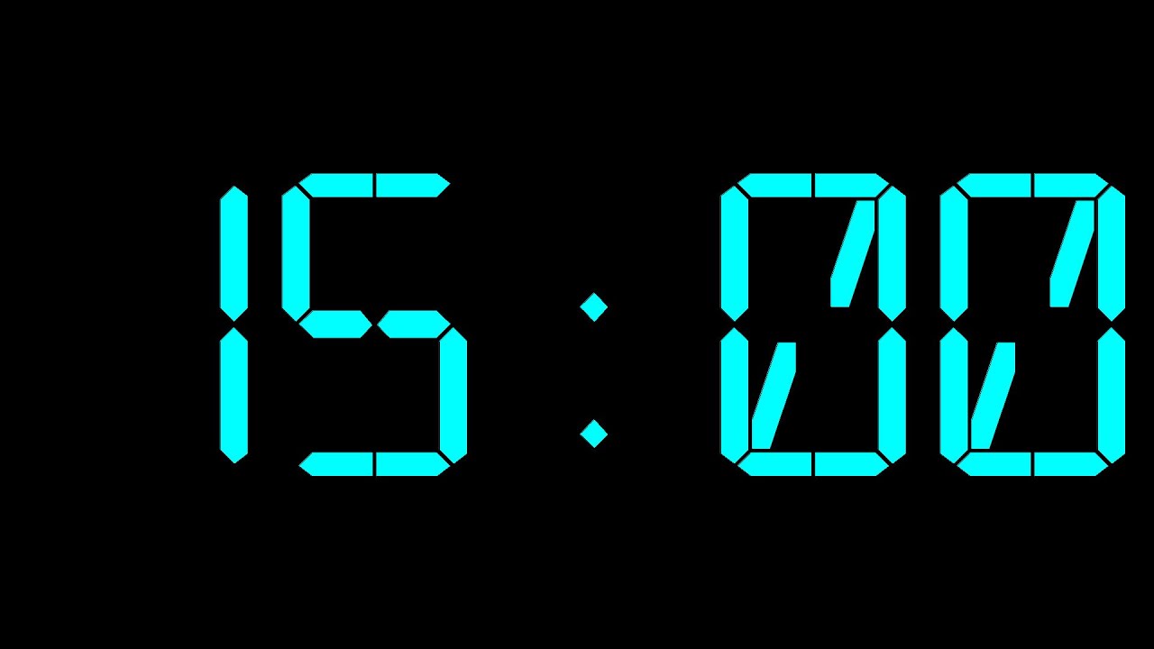 15 minute quiet countdown timer - YouTube