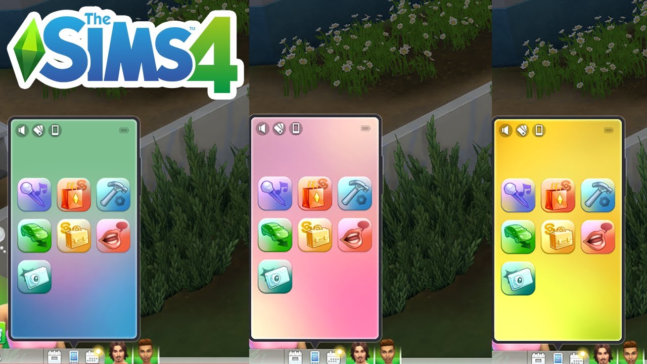 How To Change Phone Background Color (New Phone Layout, Base Game Free ...