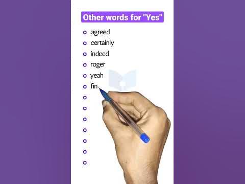 Yes Synonyms #learnenglish #shorts #englishvocabulary - YouTube