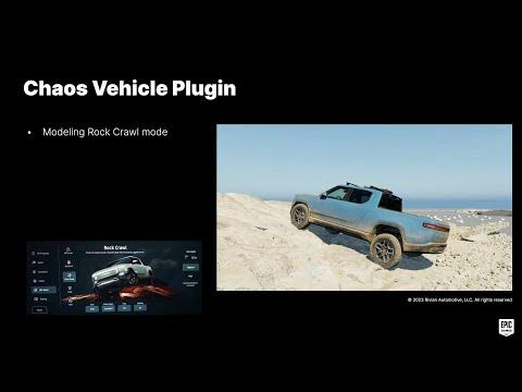 Chaos Vehicle Plugin + Niagara fluid + Electric Dreams Substrate Operators Unreal Engine 5.2 ...