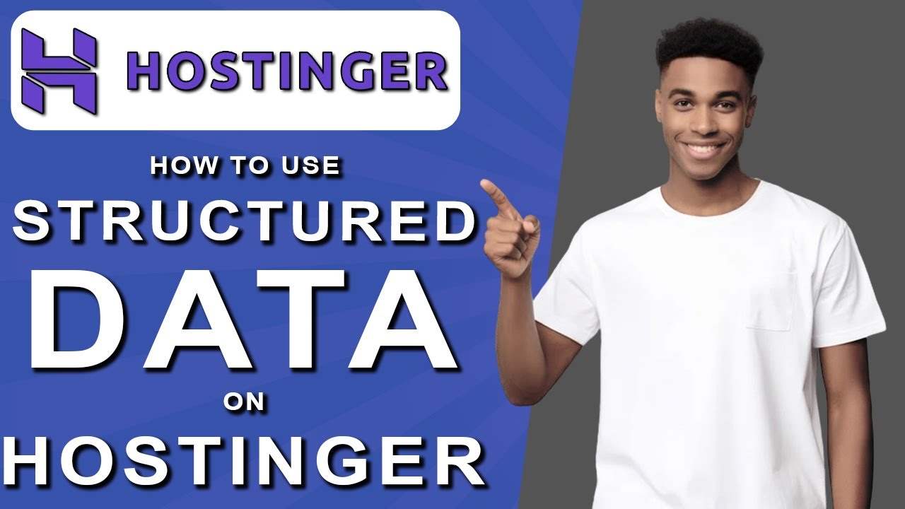 How to use structured data on hostinger (2024) - YouTube