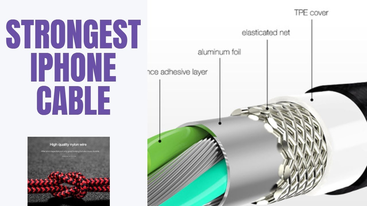 STRONGEST IPHONE CABLE - YouTube