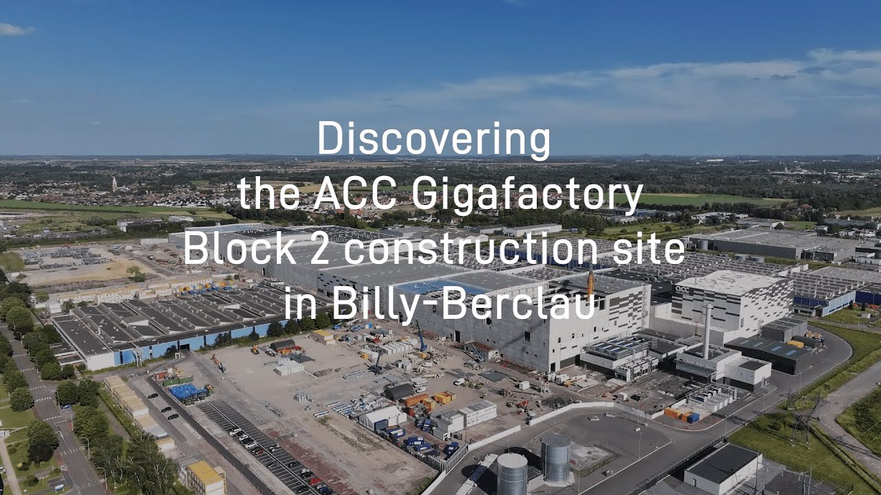 Billy-Berclau Gigafactory - BBD 2 construction site - YouTube