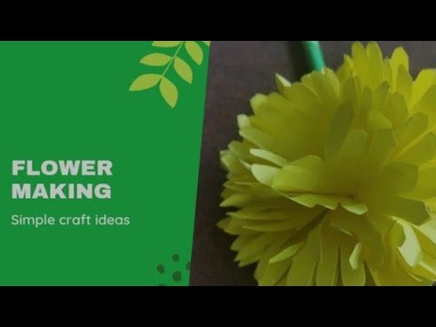 How to make flower at home/ flower making ideas/ angel craft - YouTube