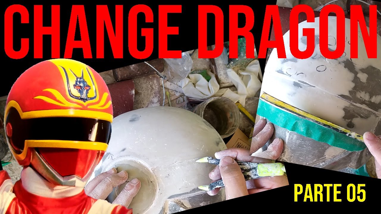Capacetes Changeman - pt 25 - Change Dragon pt 05 #changeman #DIY # ...