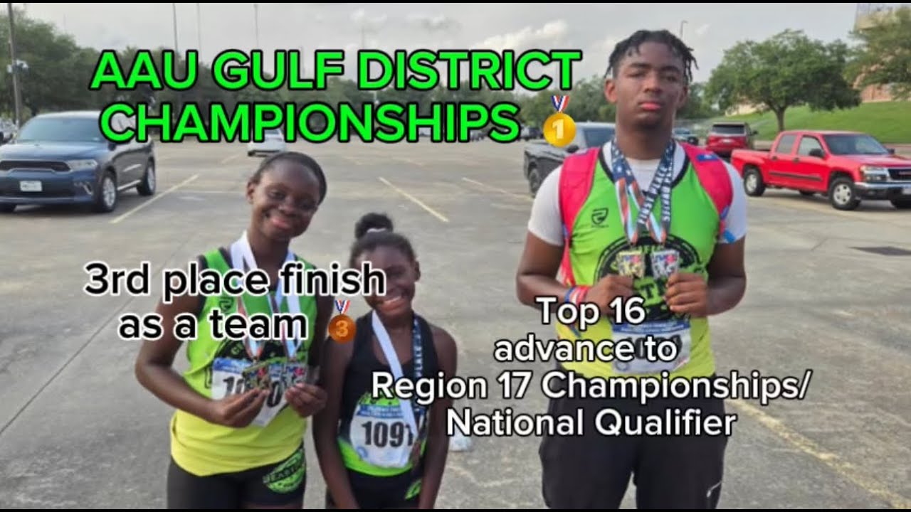 Track Meet Vlog: AAU Gulf District Championships !! | Top 16 advance to ...