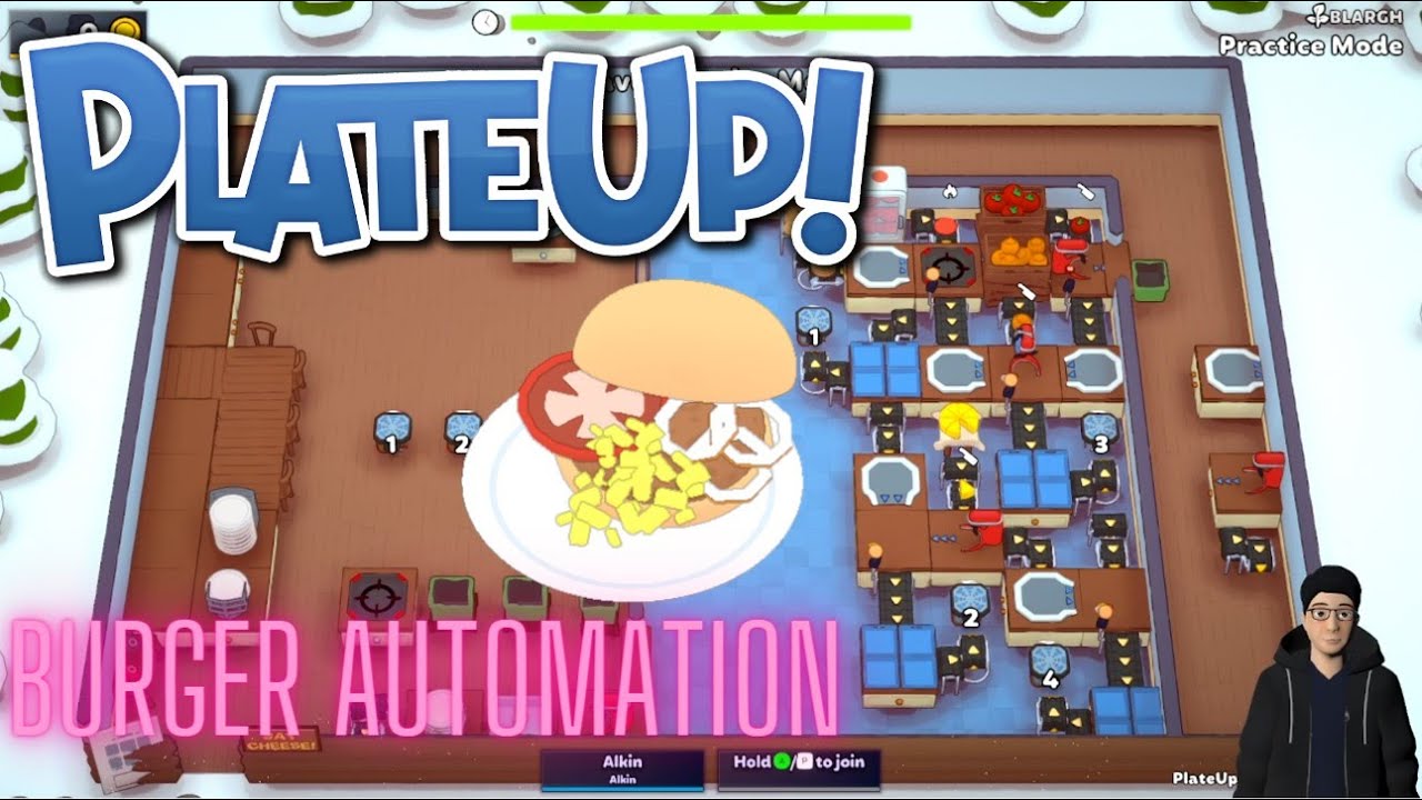 My spin on Burger Automation in PlateUp! - YouTube