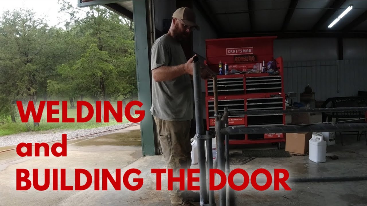 WELDING & BUILDING THE DOOR 🤔🦝 On The Huge Coon Trap - YouTube