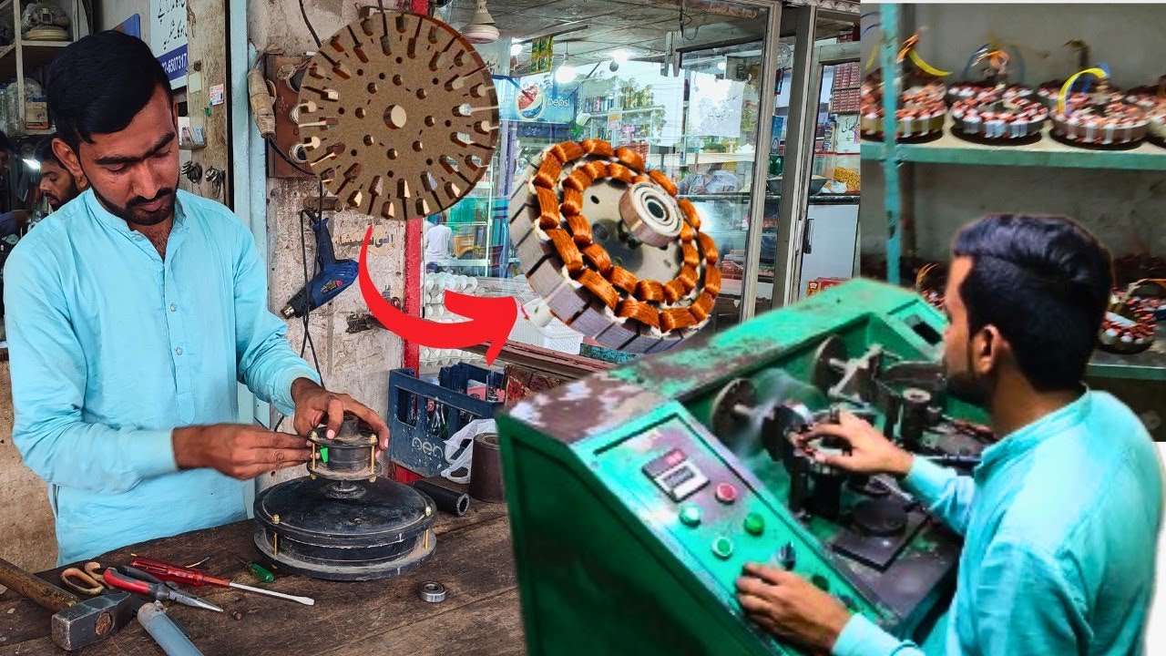 You Won't Believe How Easily This Young Man Winds a Ceiling Fan ...