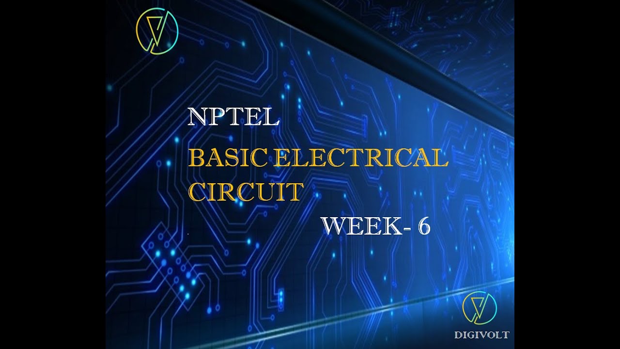 Nptel - Basic Electrical Circuit Week 6 Assignment Solution - YouTube