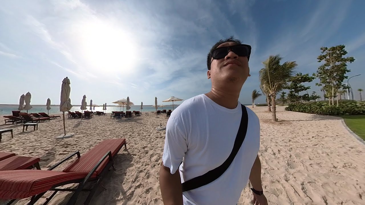 Dubai Island Beach | DAY OFF VLOG - YouTube