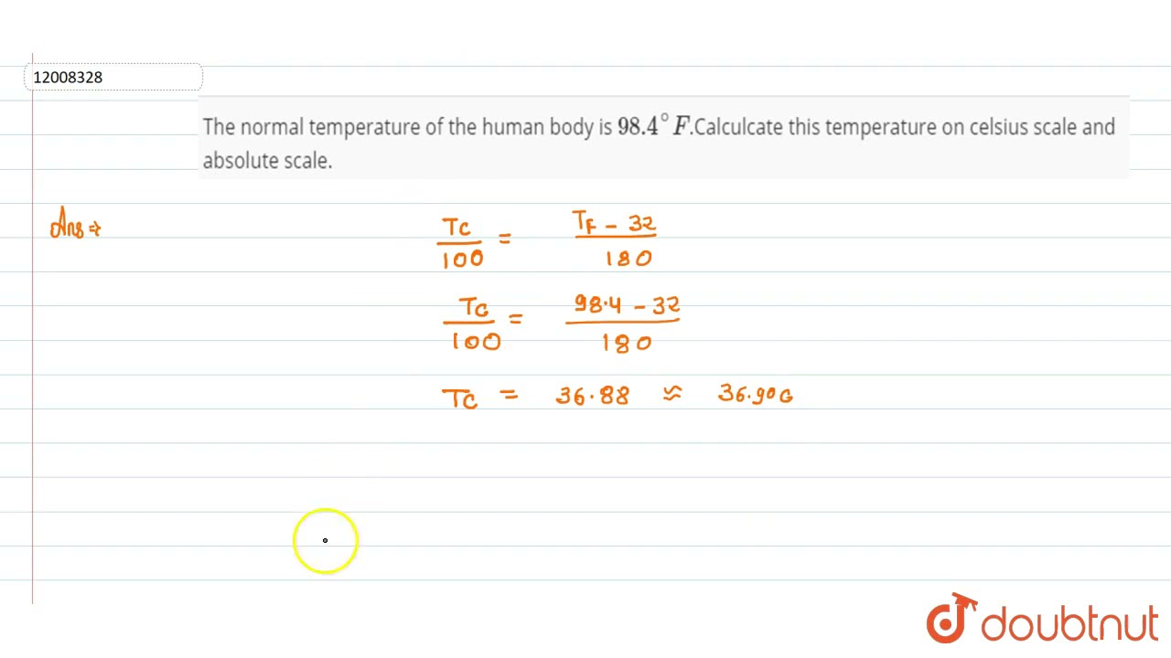 Normal Human Body Temperature