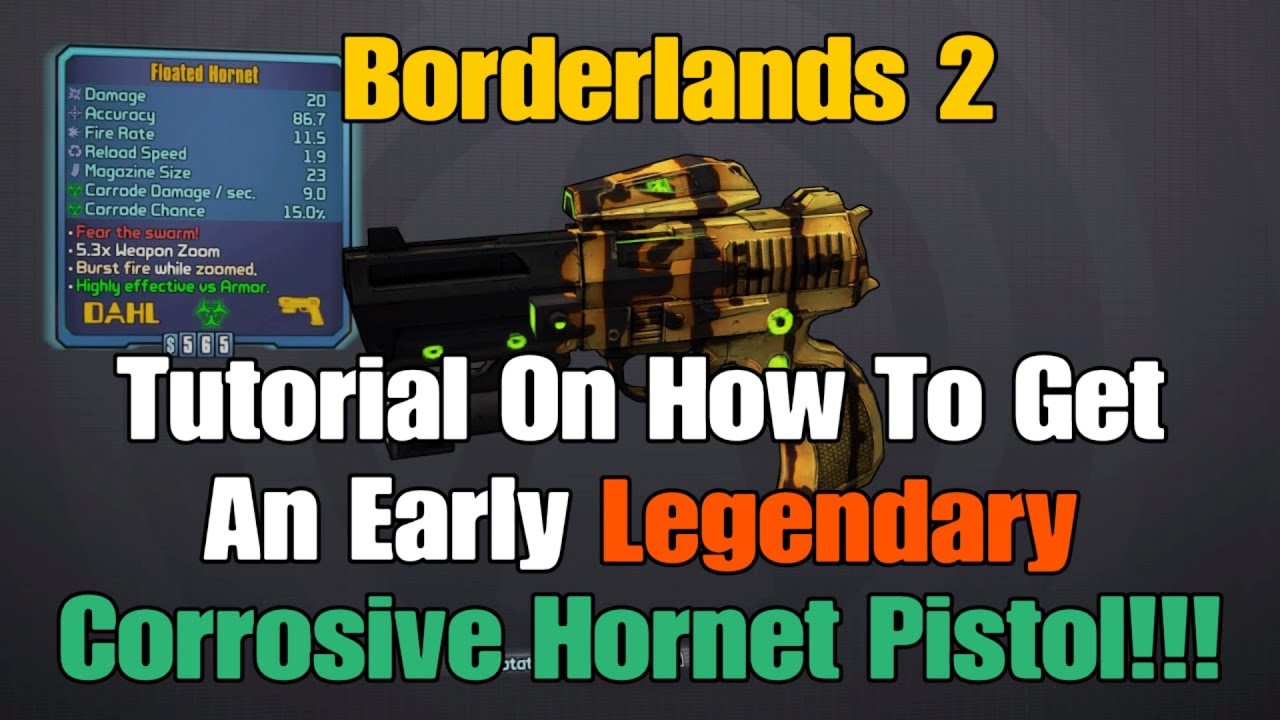 23) Borderlands 2 Tutorial On How To Get An Early Legendary Corrosive ...
