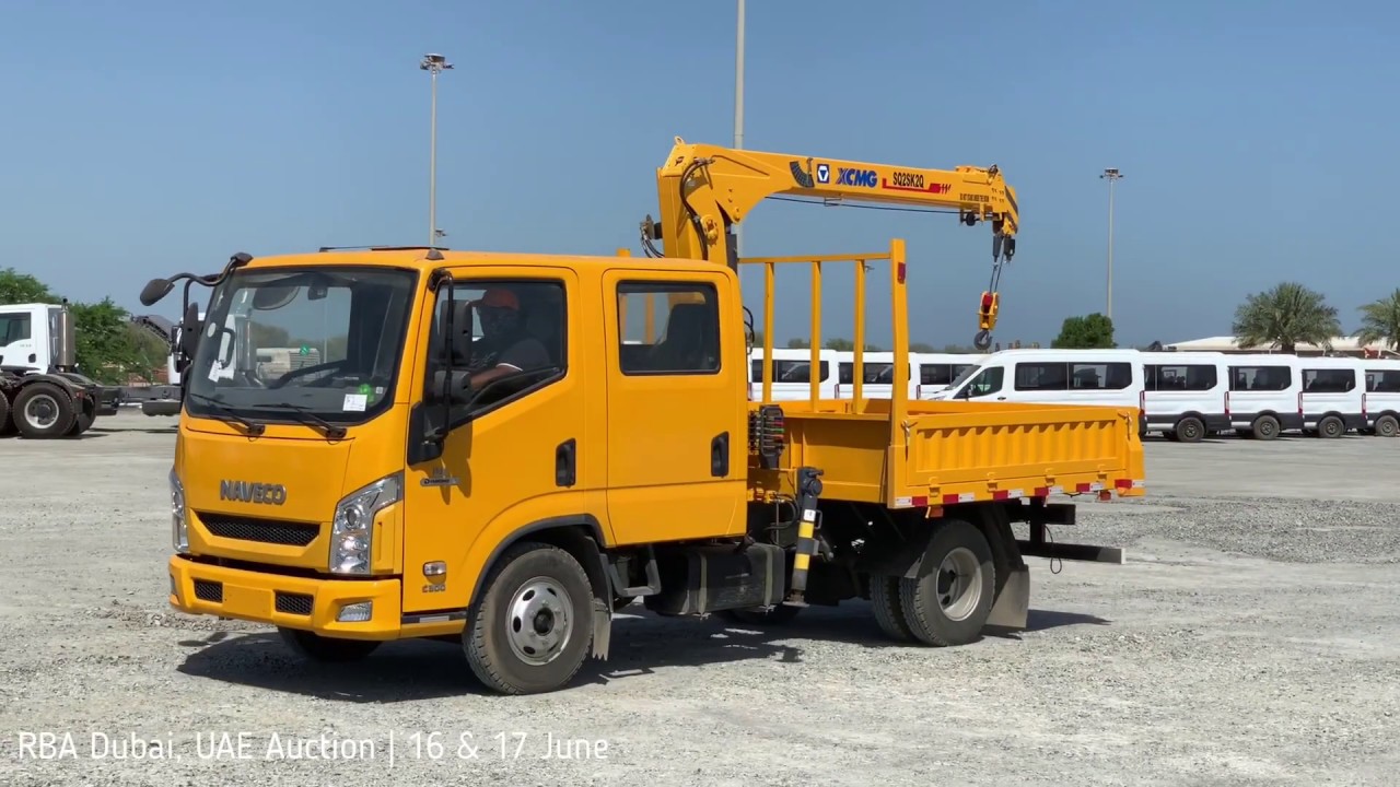 2017 Naveco SH1072ZFDCMS Crew Cab 4x2 w/2019 XCMG SQ2SK2Q Boom - Dubai ...