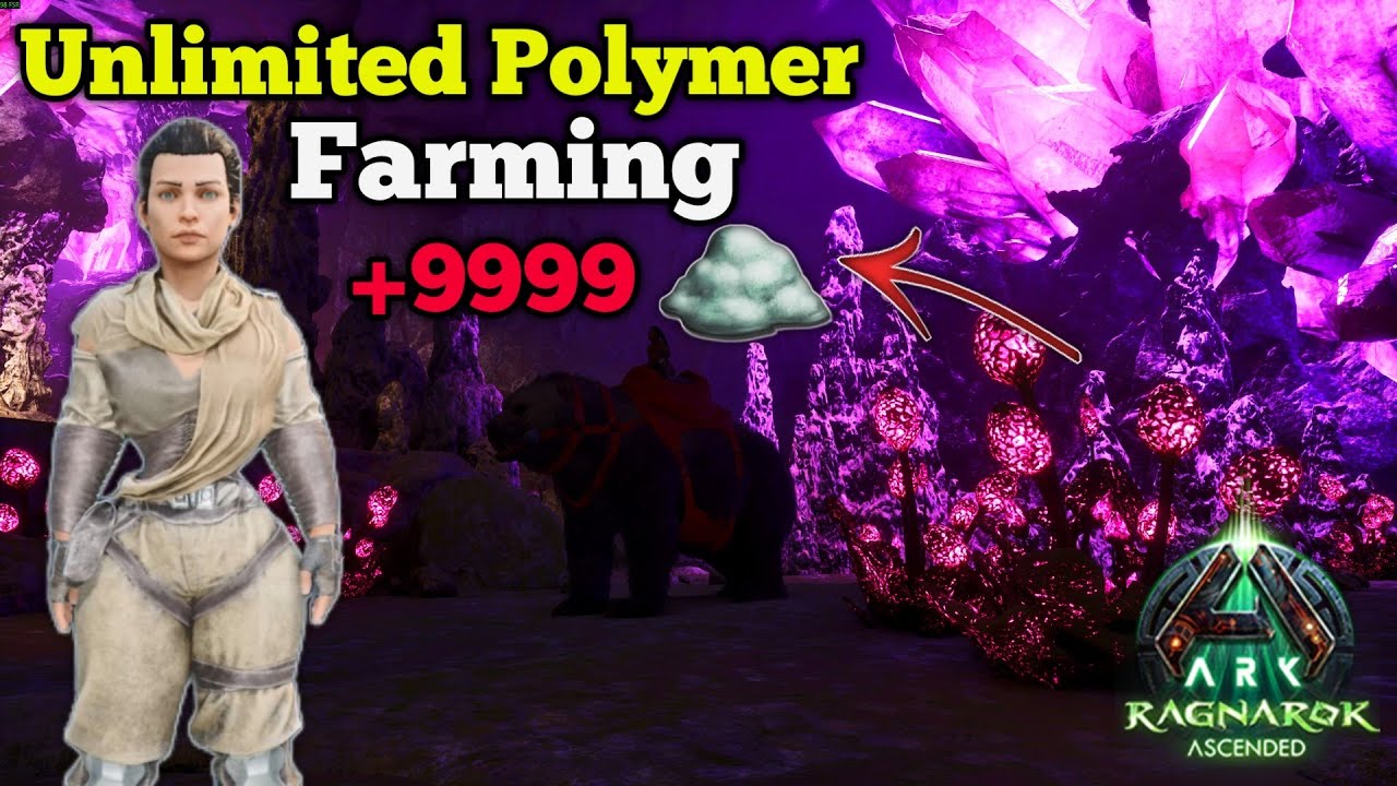 Unlimited Polymer Farm In Ragnarok ARK Survival Ascended - YouTube