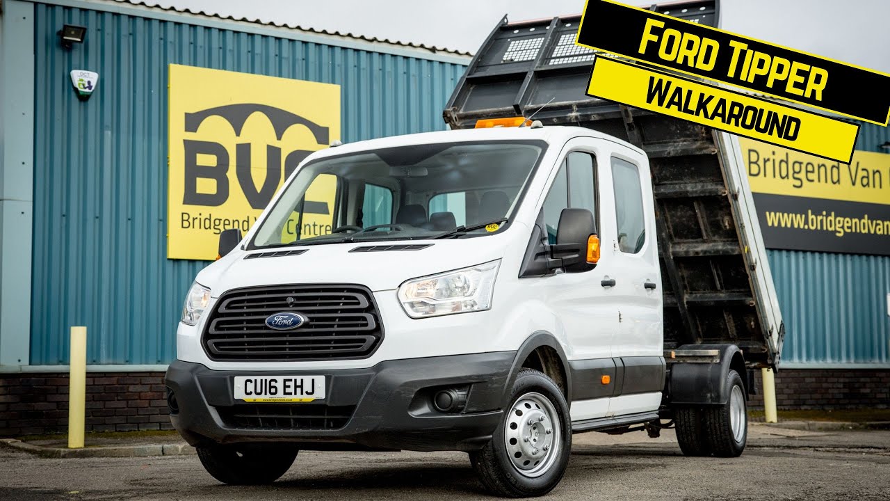 2016 Ford Transit Doublecab Tipper Detailed Walkaround Walk & Talk ...