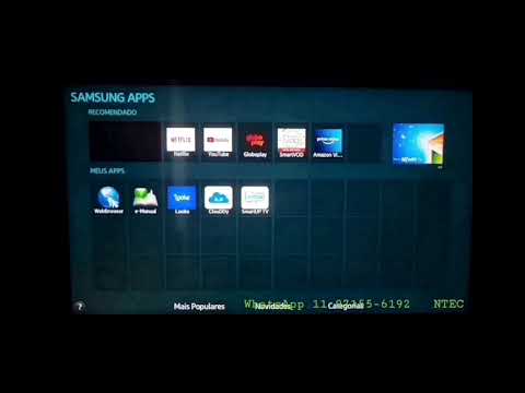 COMO BAIXAR VÁRIOS APLICATIVOS NA TVs  MAIS ANTIGAS DA SAMSUNG (SÉRIE J) VIA IP NO MODO DESENVOLDOR.