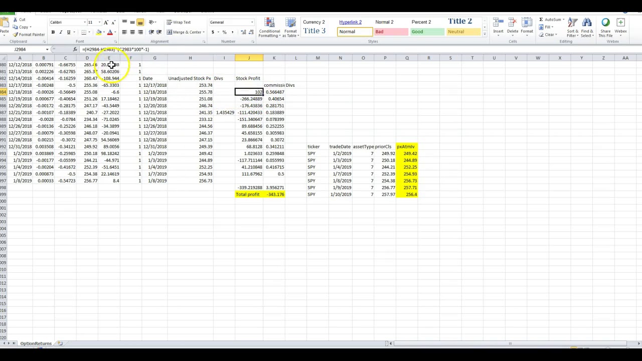 Backtesting Using Delta Neutral Hedging - YouTube