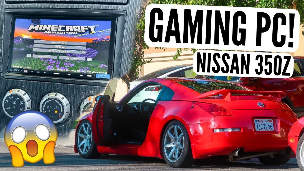 Turning My Nissan 350z Into a GAMING PC! - YouTube