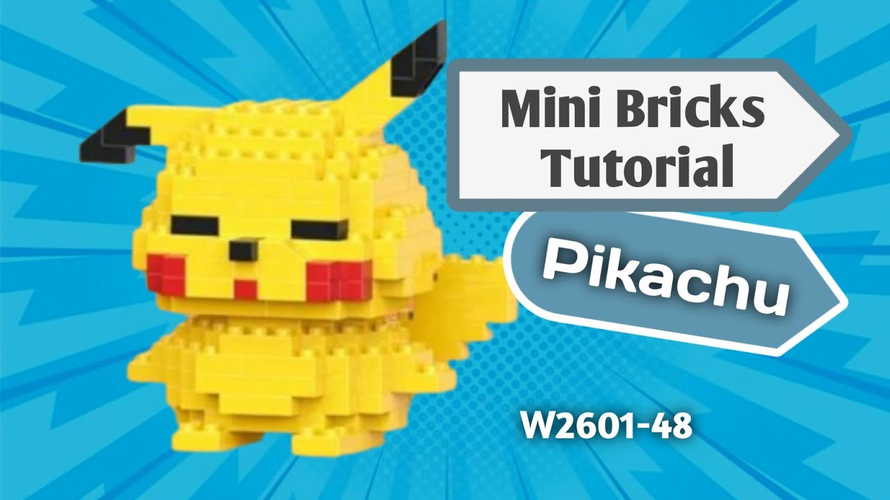HOW TO BUILD PIKACHU LEGO BRICKS | TUTORIAL MEMASANG BRICKS PIKACHU ...