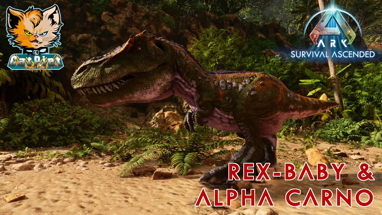 ARK Survival Ascended - Rex-Baby und Alpha Carno - #24 - YouTube