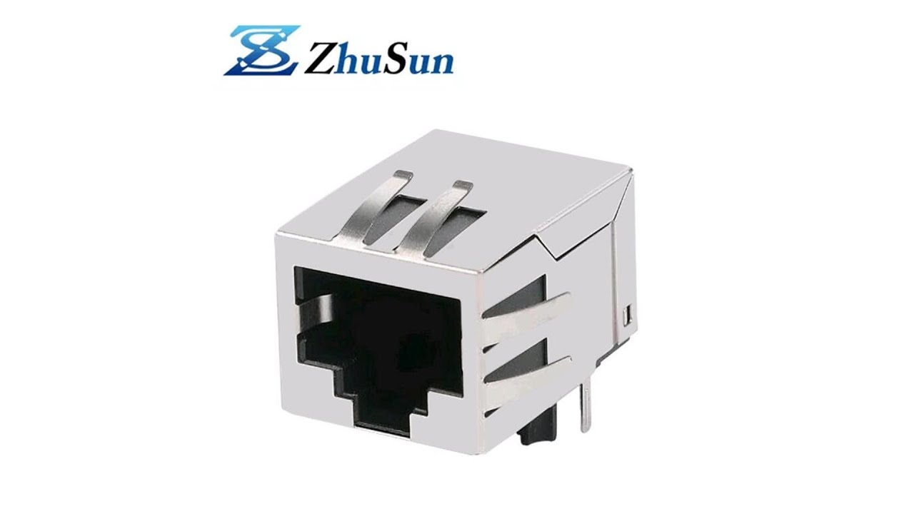 SI-60233-F Compatible ZhuSun Jack LAN port Ethernet rj45 Socket - YouTube