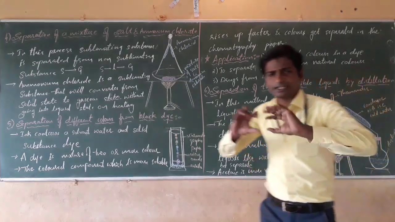 NCERT SCIENCE CLASS 9TH CHAPTER 2ND || Separation of substances from a ...