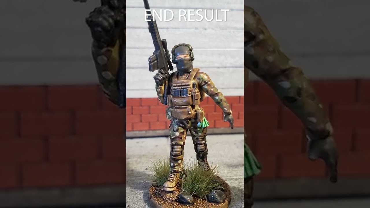 Multicam painting guide. Modern wargaming. - YouTube
