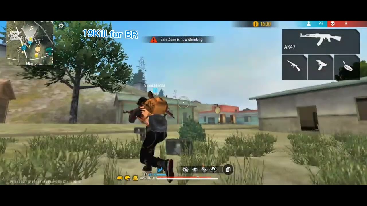 Free fire BR rank 19kill - YouTube