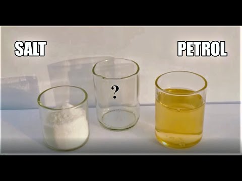 Salt And Petrol Science Experiment | Salt + Petrol | What Happens When ...