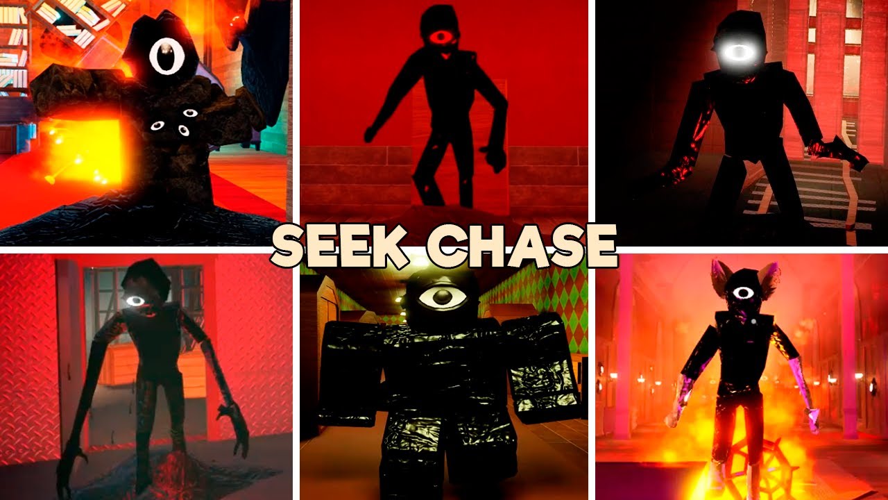 DOORS Seek Chase VS 33 Different Seek Chases | ROBLOX - YouTube