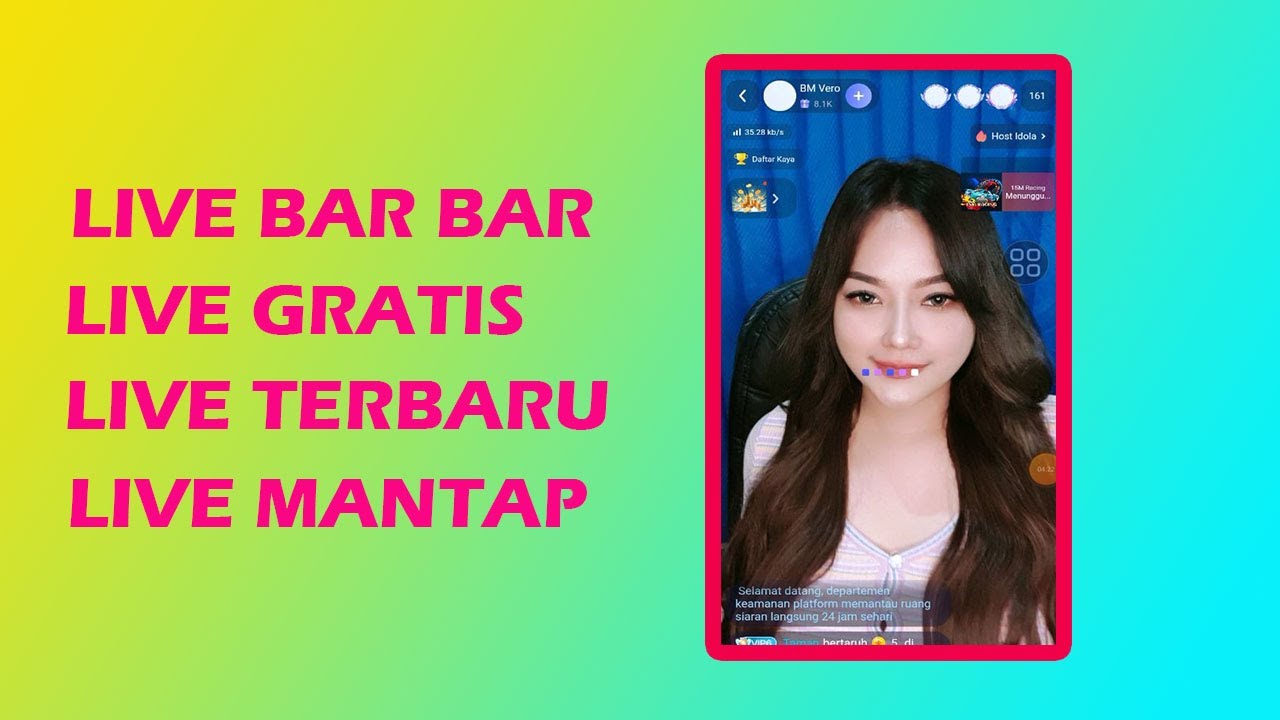 Masih Baru Real Live ! Aplikasi Live Setriming Bar Bar 2023 Gratis ...