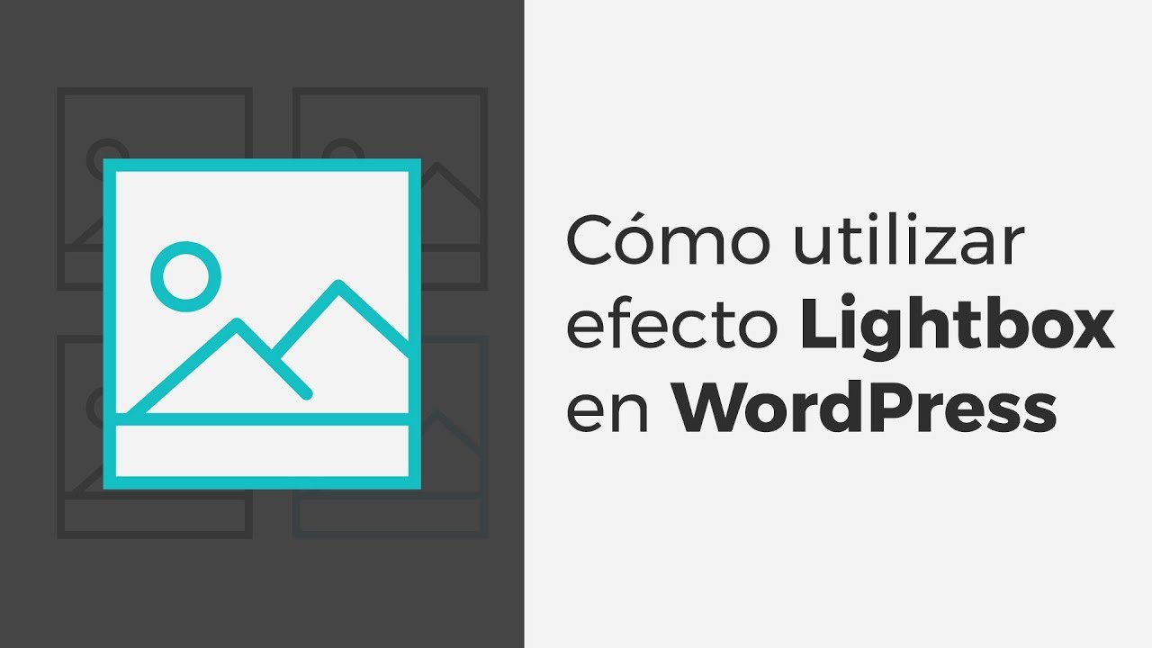 Cómo crear galerías con efecto Lightbox en WordPress (sin plugin) - YouTube