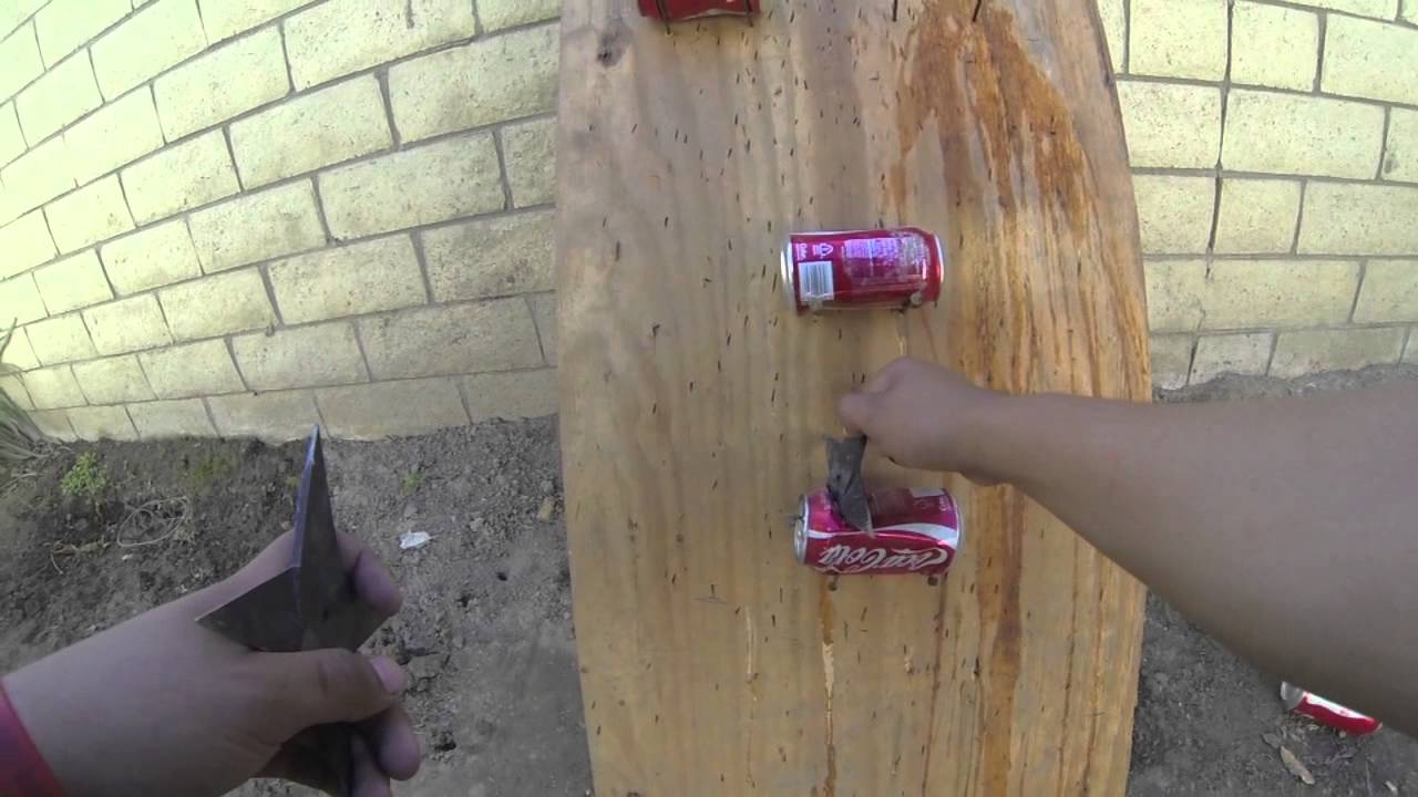 Throwing Stars At Homemade Target Board YouTube throwing-stars-at-homemade-target-board-youtube