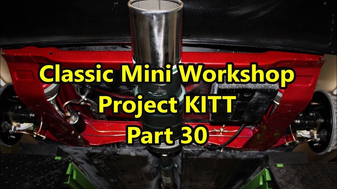 Classic Mini Workshop - Project KITT Pt. 30 - Engine Install - YouTube