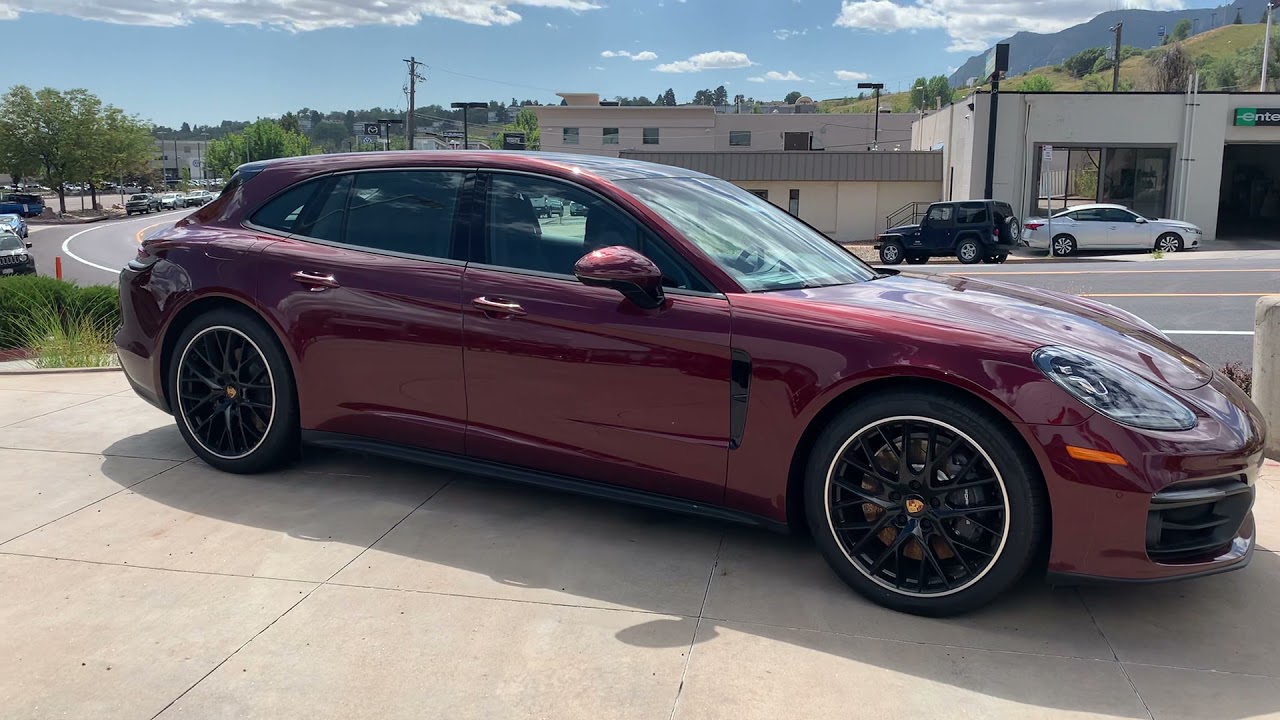 2021 Porsche Cherry Metallic Panamera 4 Sport Turismo new 719-219-5044 ...