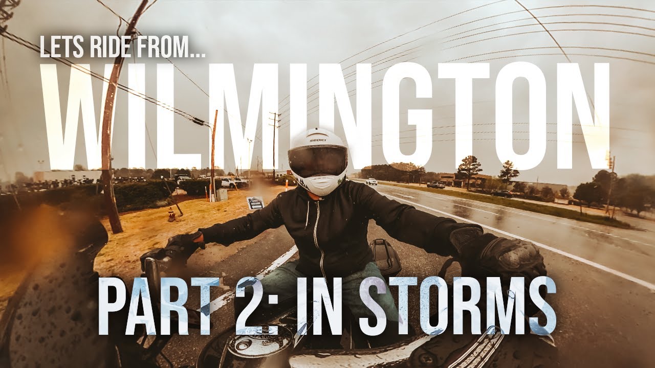 Riding in HAIL and STORMS from Wilmington North Carolina #wilmingtonnc ...