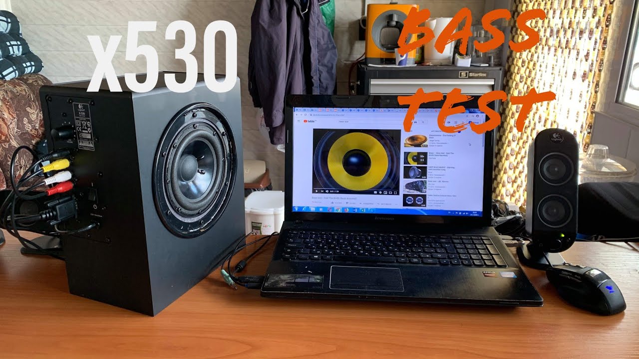 Logitech x530-Bass Test[4k] - YouTube