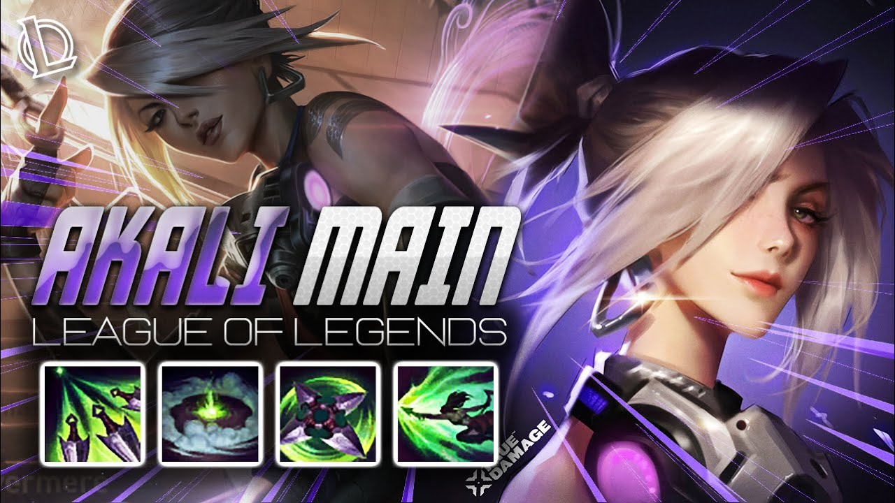 AKALI MONTAGE - AKALI MAIN | Ez LoL Plays [60 FPS] - YouTube