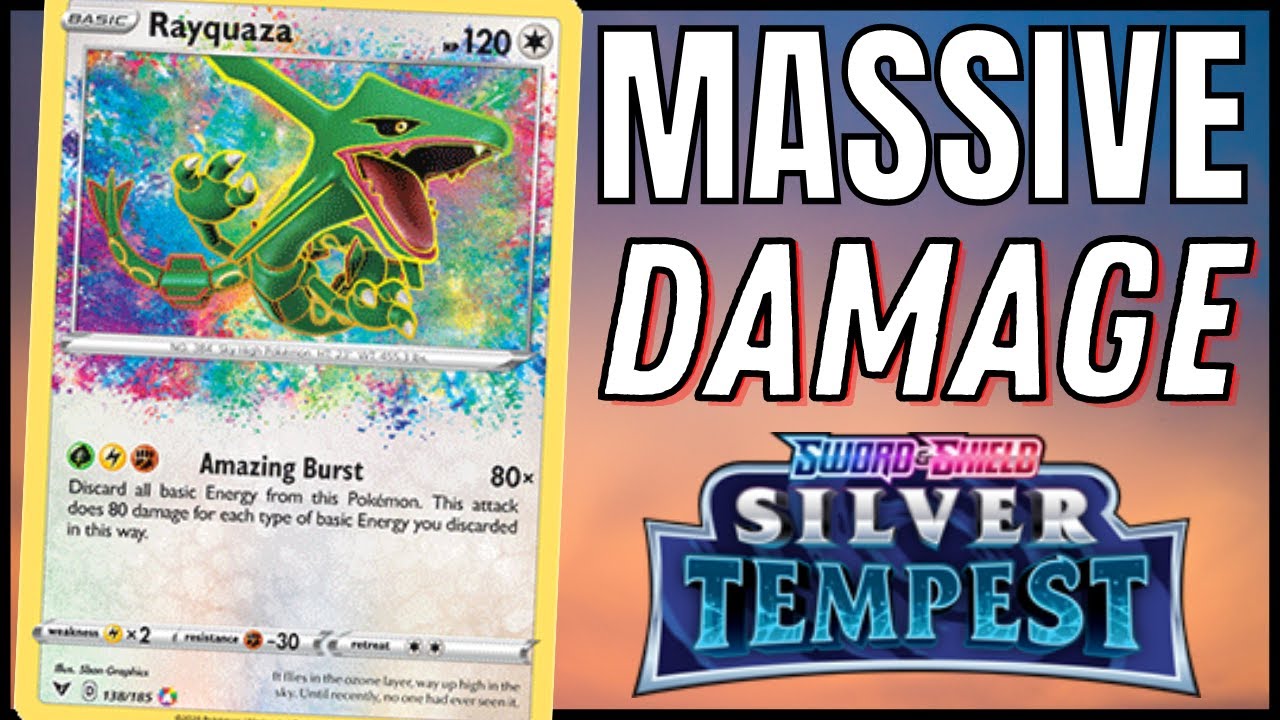 MASSIVE Damage from Amazing Rare Rayquaza | Deck Profile + Game Play ...
